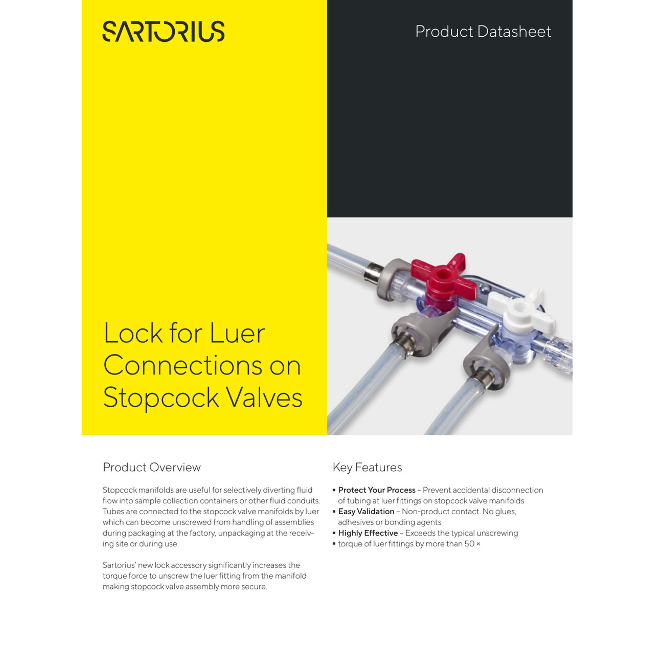 Lock for Luer Connections on Stopcock Valves