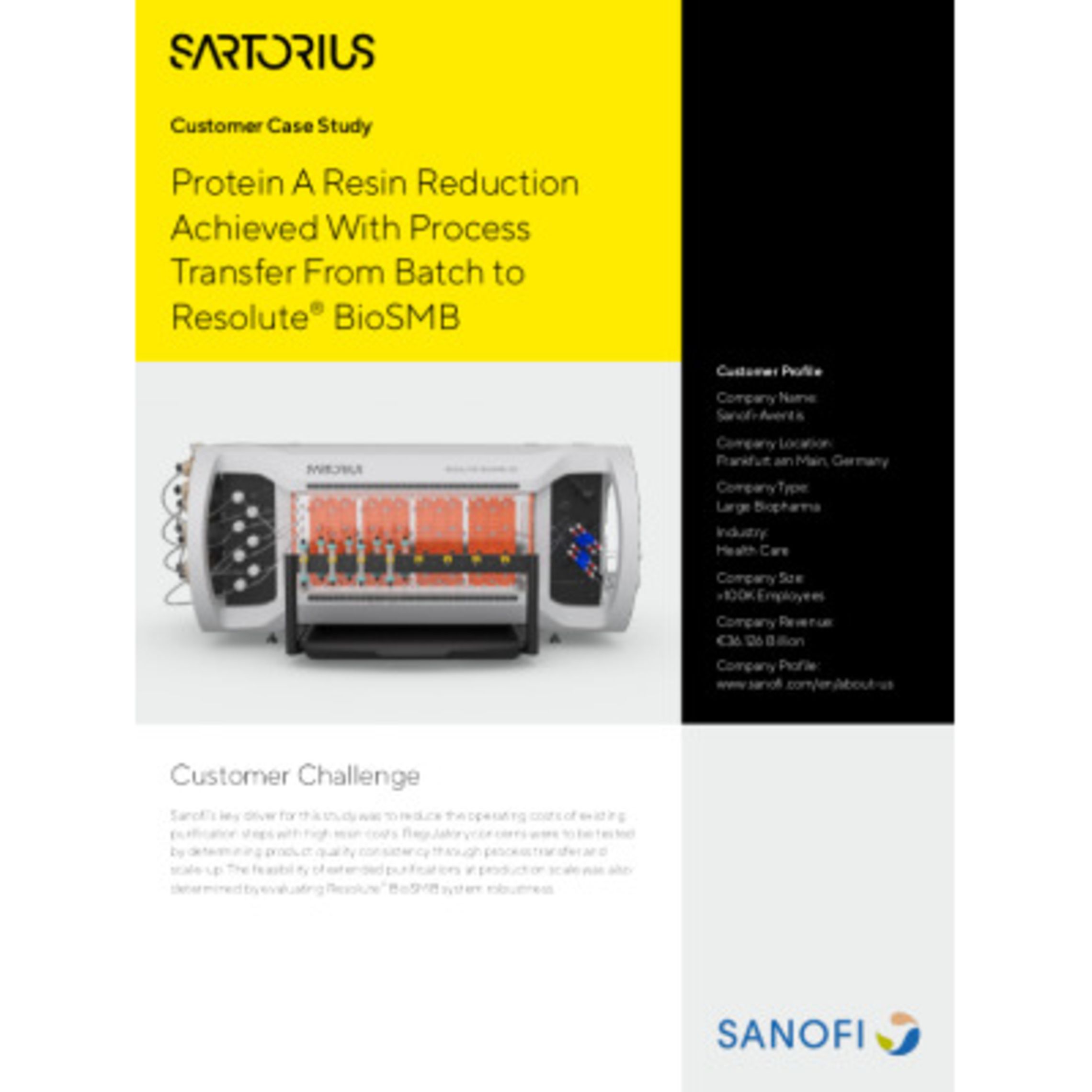 Customer Case Study: Protein A Resin Reduction Achieved With Process ...