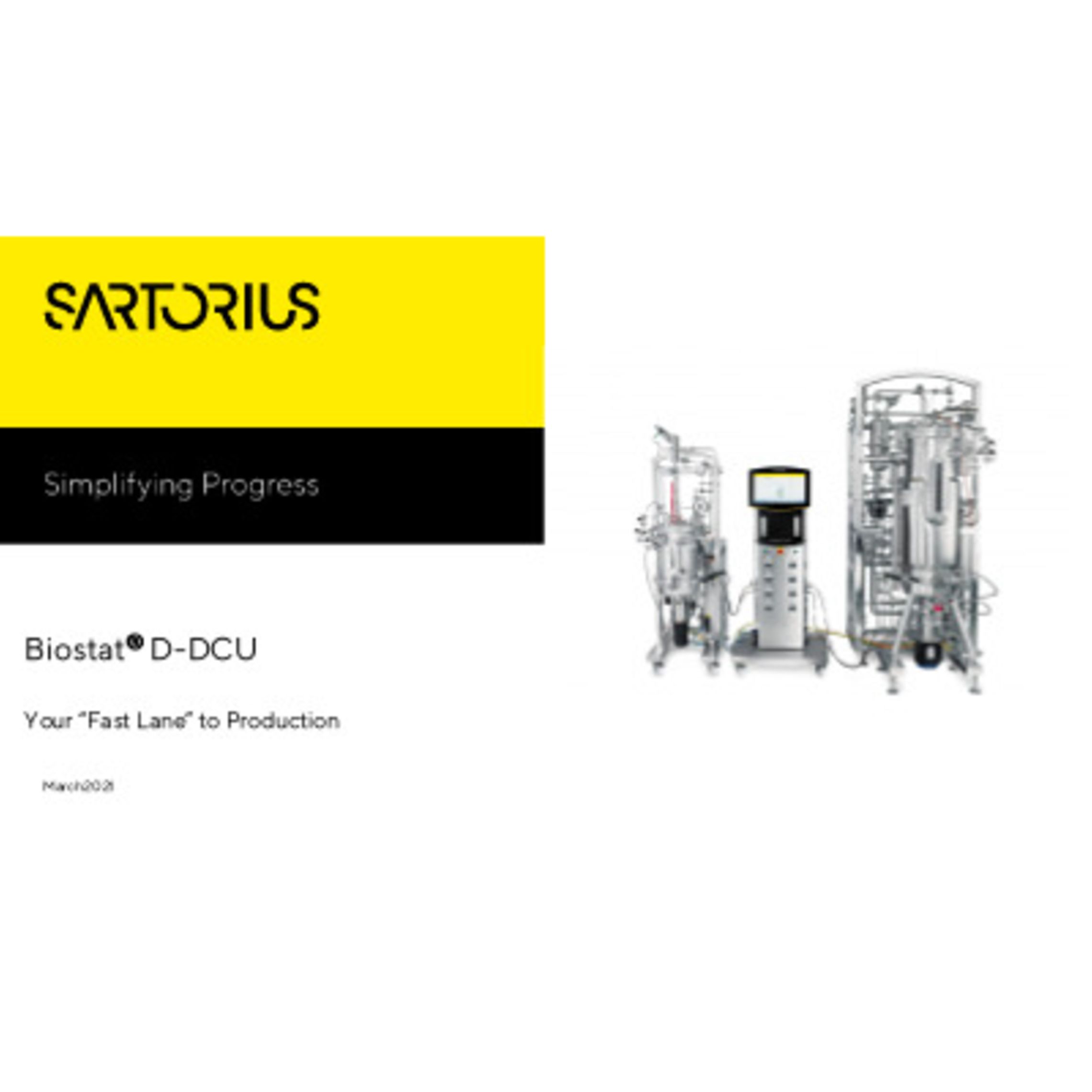 演示文稿 - Biostat® D-DCU |你的“快车道”到生产