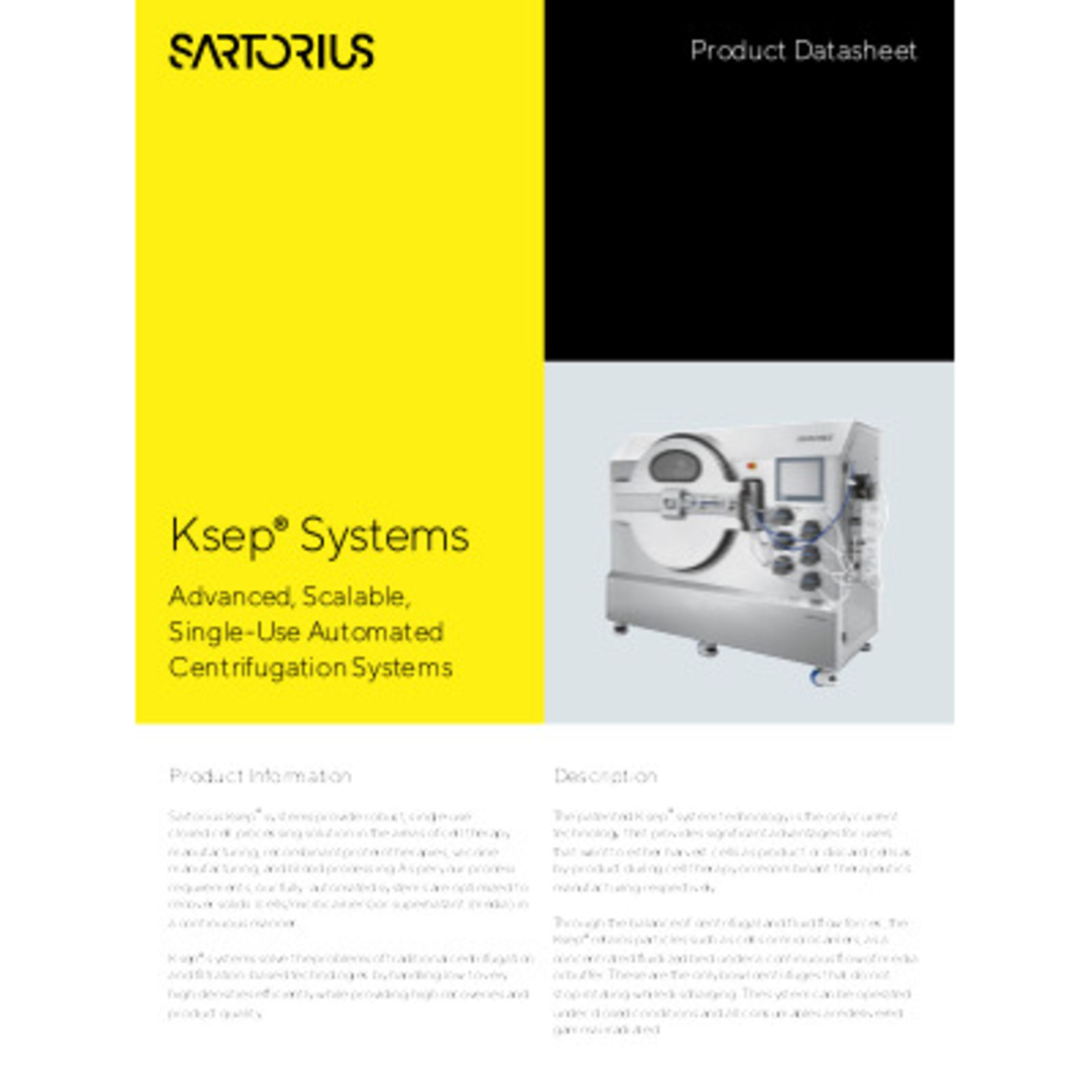 数据表 - Ksep®系统